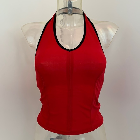 Body Wrappers | Tops | Cherry Red Dance Halter Bra Top Slinky New S Or ...